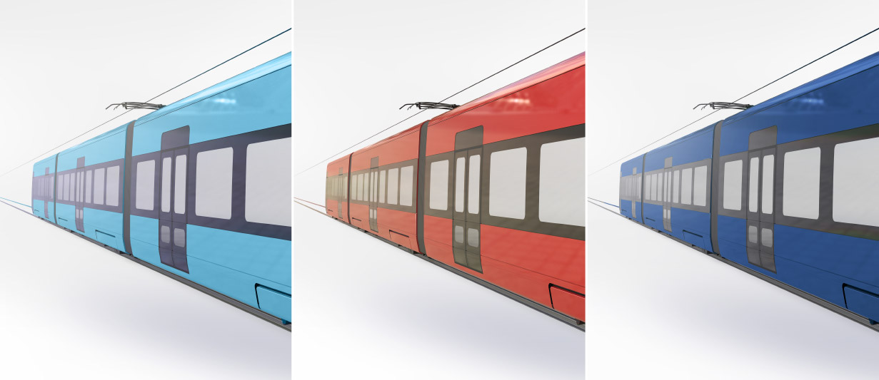 Tampere residents choose between three tram car colour options ...