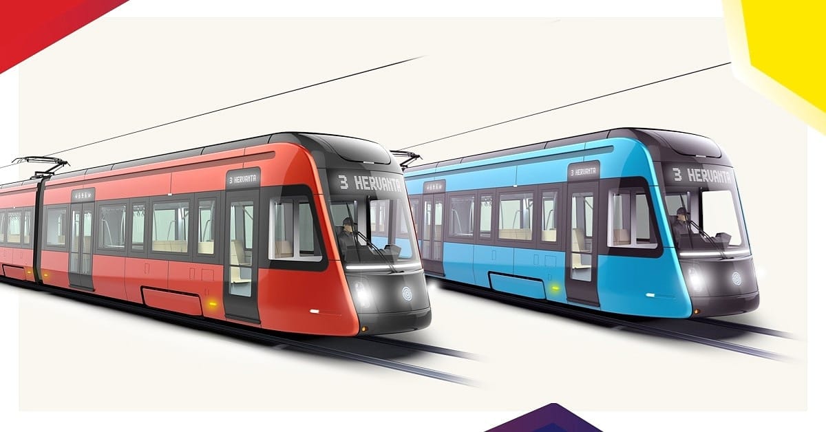 Tampere’s tram car looks smooth, streamlined and functional | Tampereen ...