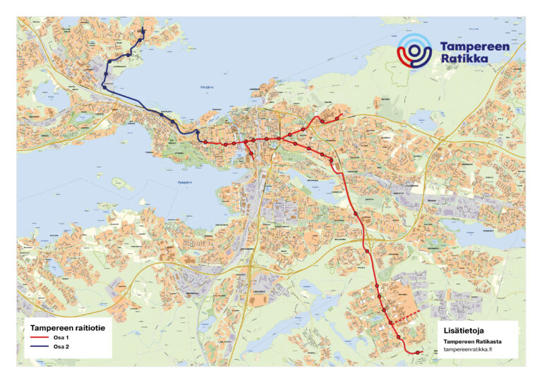 Ratikan reitti | Tampereen Ratikka